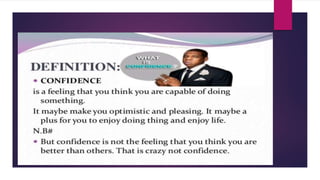 confidence building | PPT