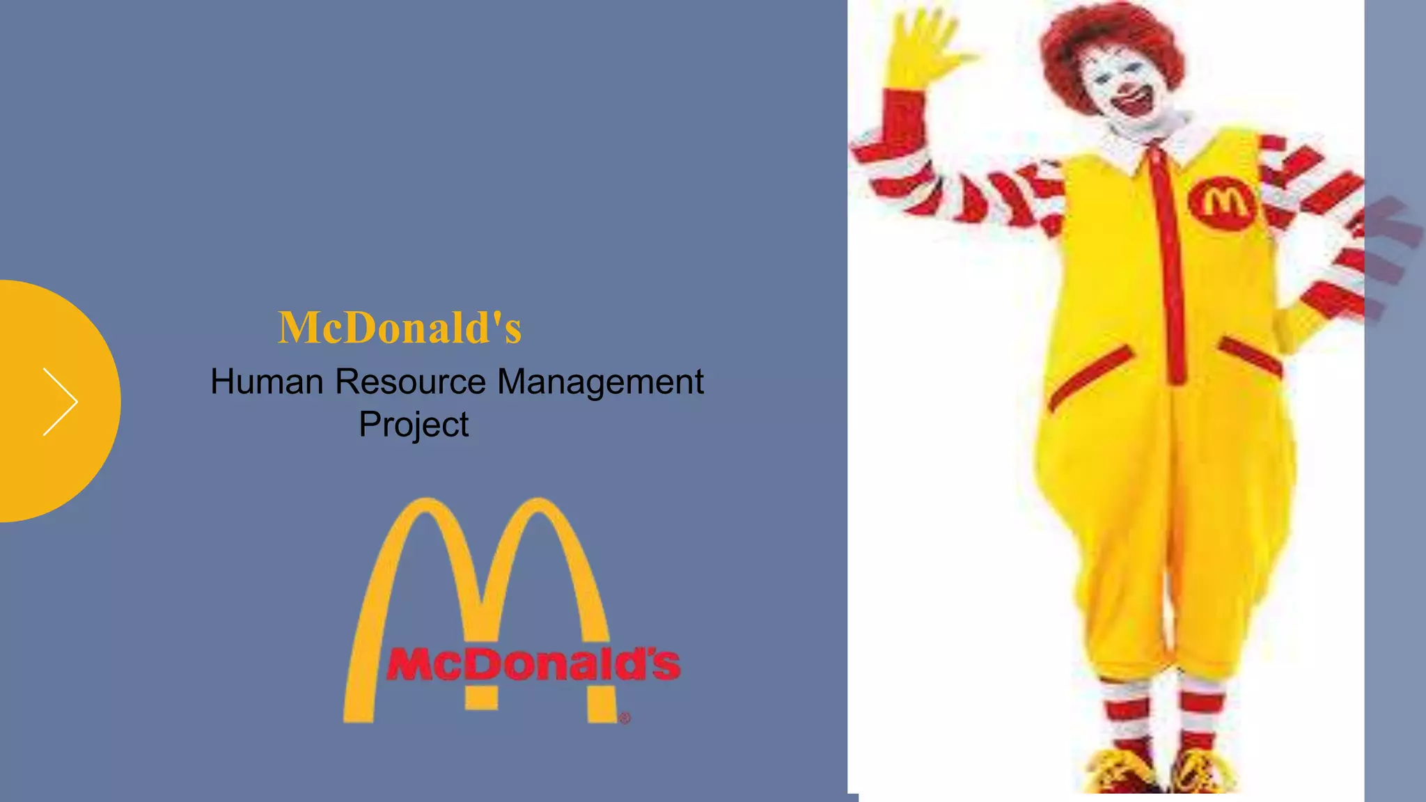 McDonald's HRM | PPTX