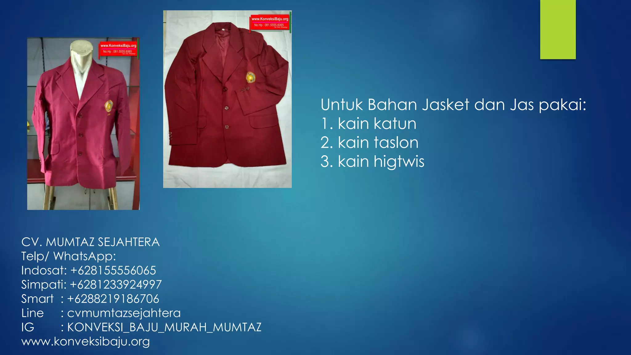 Desain Jaket Almamater Polos, Jas Osis Sma, Harga Jas Almamater Osis Smp , CP 0852 8002 8980 | PPT