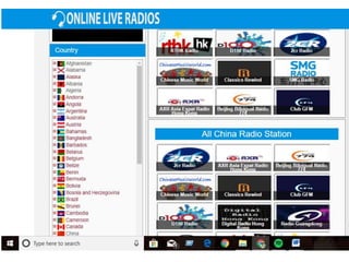 Online Radio Stations | PPT