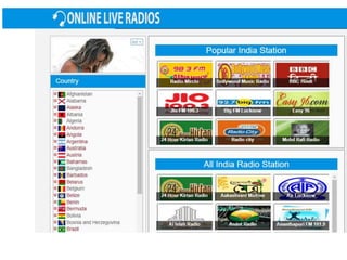 Online Radio Stations | PPTX