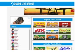 Online Radio Stations | PPTX