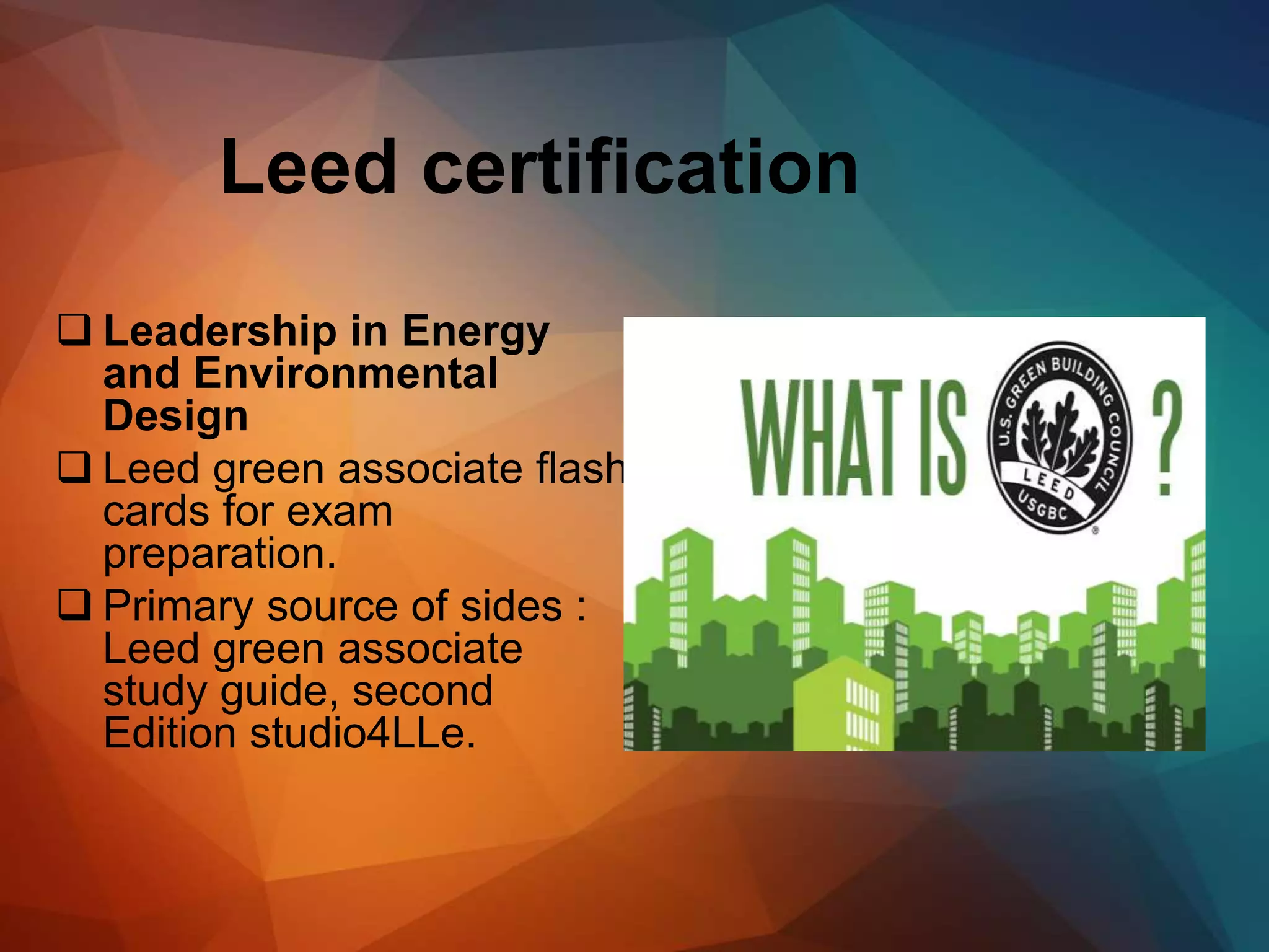 Leed Certification | PPT