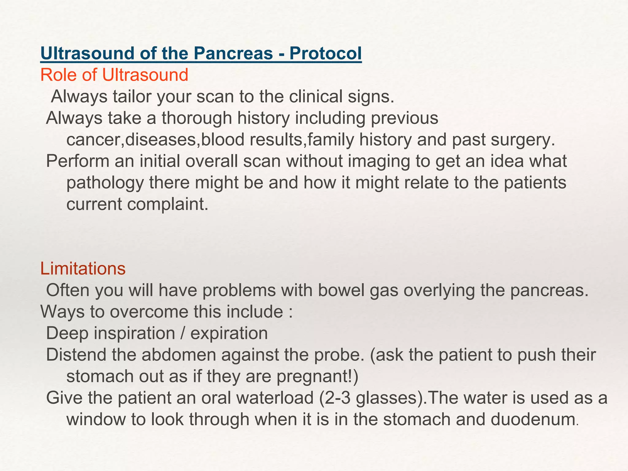 Ultrasound of pancreas and spleen | PPTX