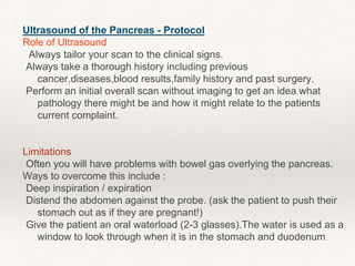 Ultrasound of pancreas and spleen | PPTX