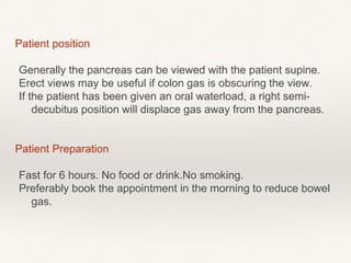 Ultrasound of pancreas and spleen | PPTX