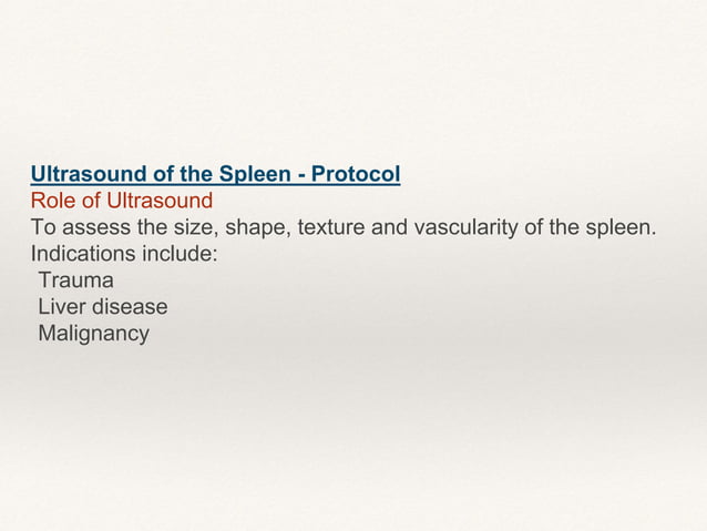 Ultrasound of pancreas and spleen | PPTX | Digestive Disorders ...