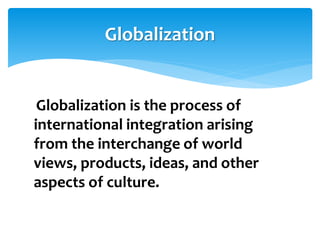 Globalization | PPT