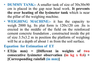 lysimeters | PPTX