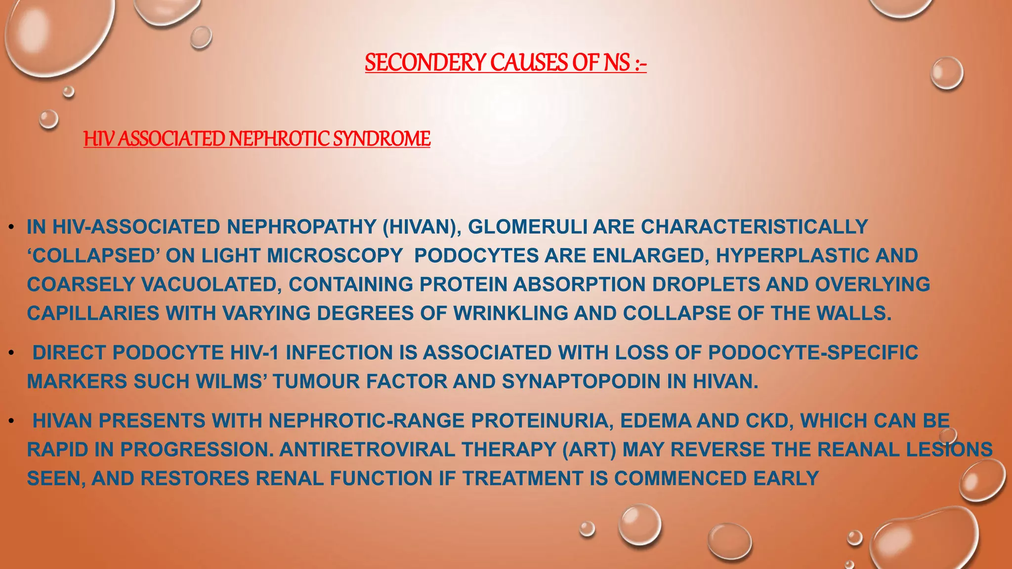 nephrotic and nephritic syndrome | PPTX
