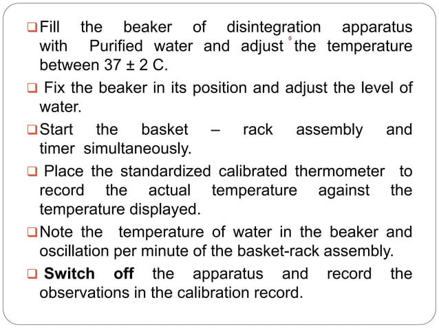 QUALIFICATION OF TAP DENSITY TESTER & DISINTEGRATION TESTER | PPTX ...