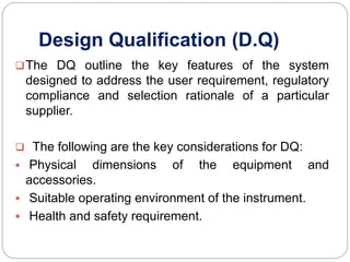 QUALIFICATION OF TAP DENSITY TESTER & DISINTEGRATION TESTER | PPTX