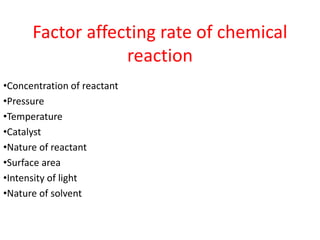 Kinetics of stability studies | PPTX