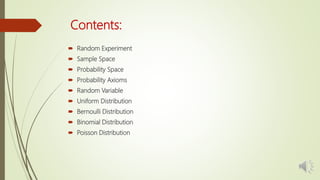 Probability and Some Special Discrete Distributions | PPTX