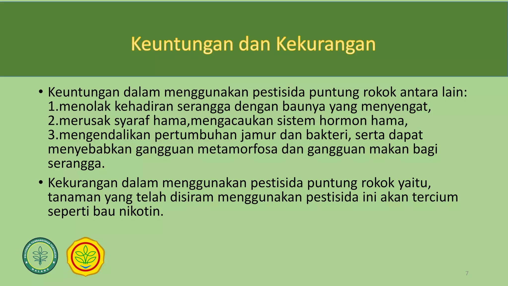 Manfaat Rokok? | PPTX