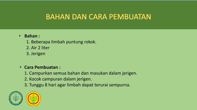 Manfaat Rokok? | PPT