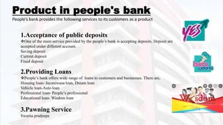 7P's of People's Bank | PPTX | Business Banking & Finance | Business