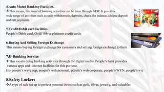 7P's of People's Bank | PPTX | Business Banking & Finance | Business