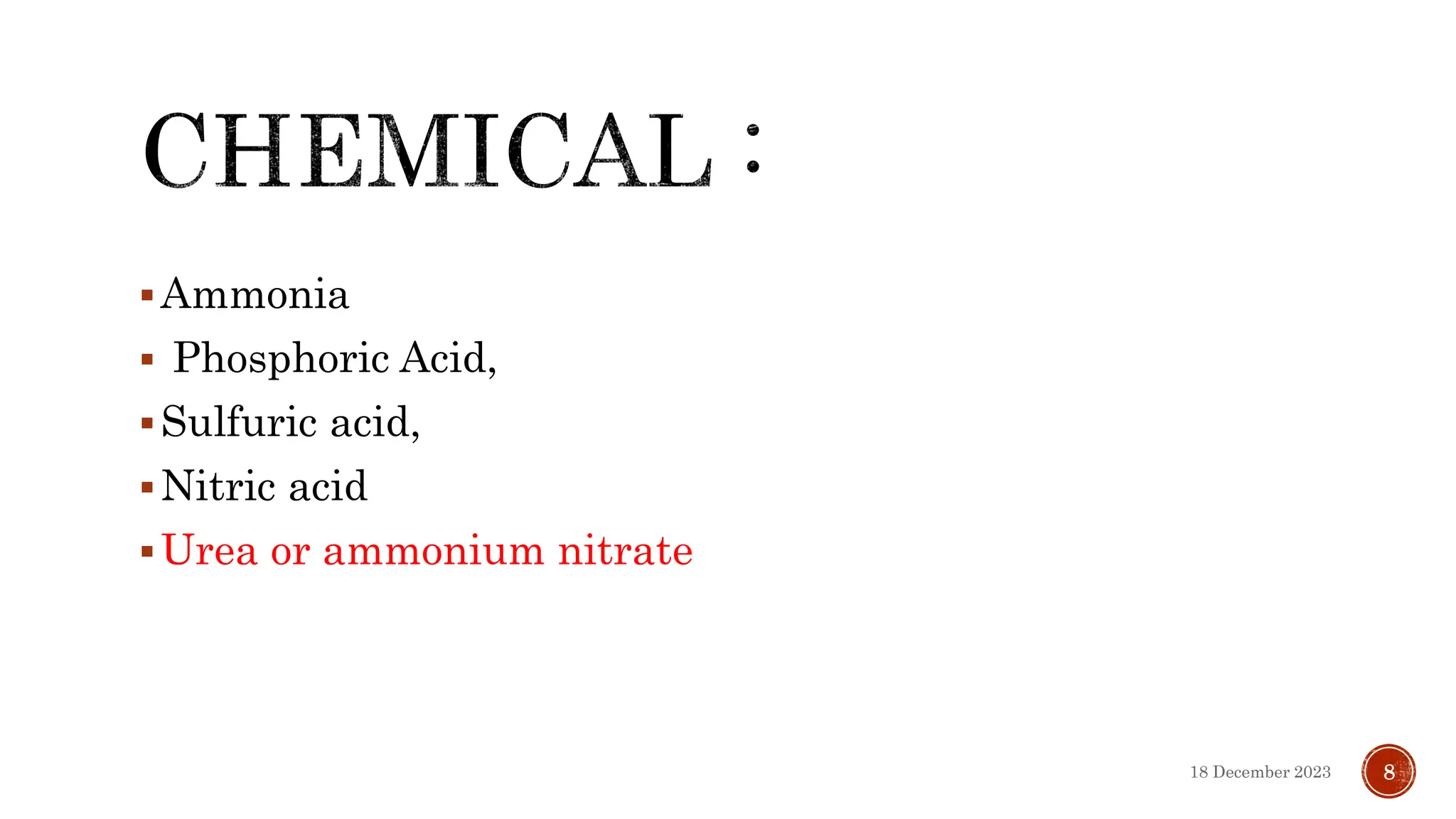 Manufacturing compound fertilizer byChemical Granulation.pptx