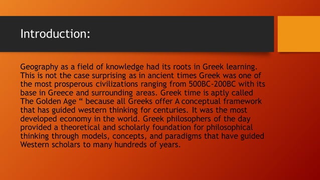 Contribution of Greek geographers/scholars | PDF | Geography | Science