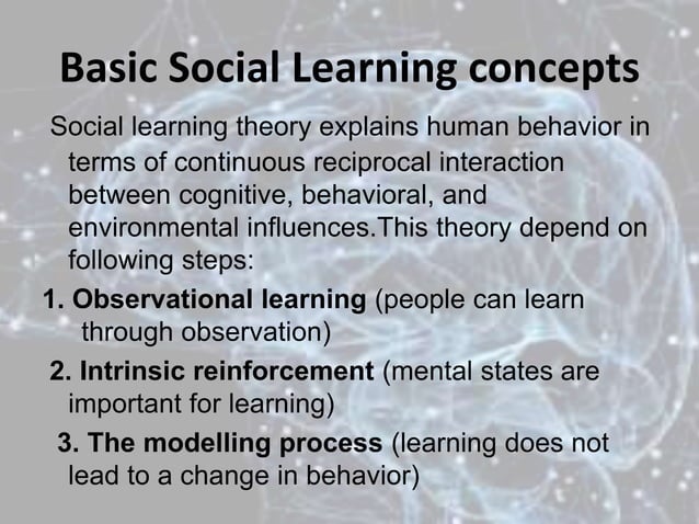 BANDURA SOCIAL LEARNING THEORY | PPTX