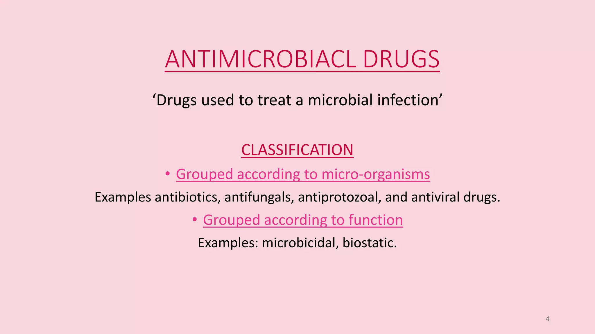 Antimicrobial Drugs | PPTX