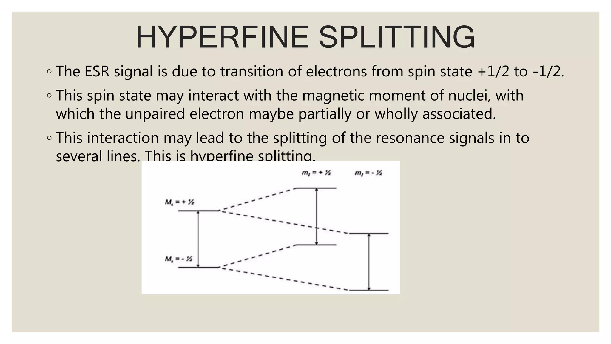 ELECTRON SPIN RESONANCE | PPTX