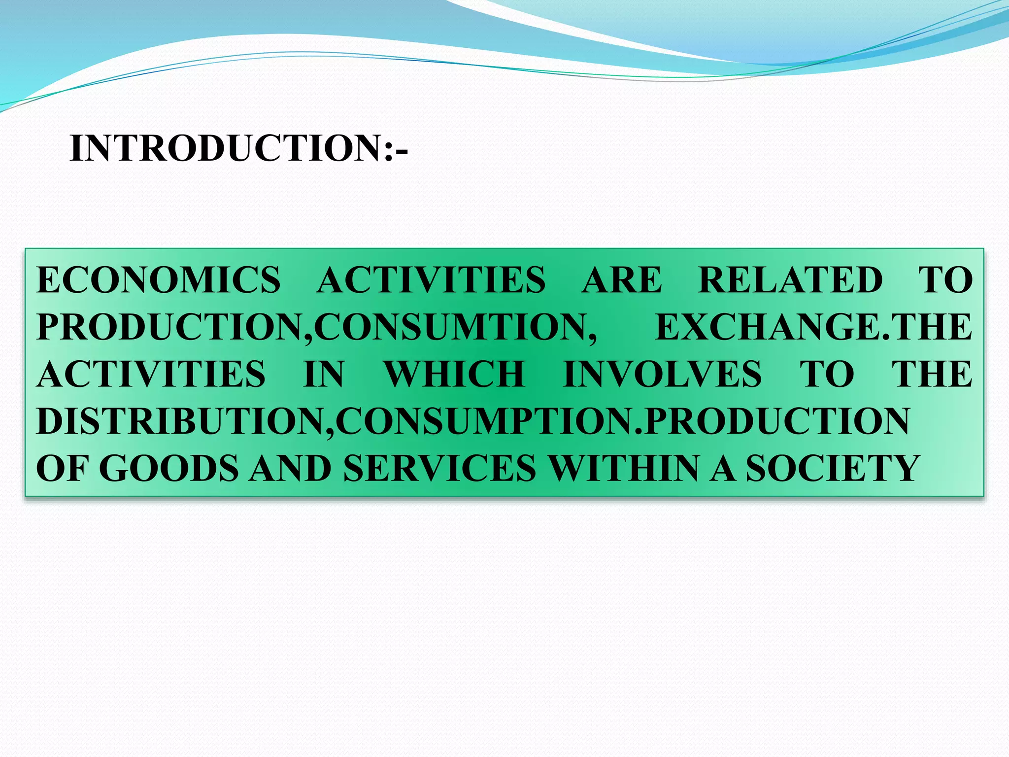 ECONOMICS ACTIVITY | PPTX