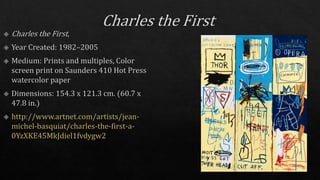 Jordan Thornton: JEAN MICHEL BASQUIAT | PPT
