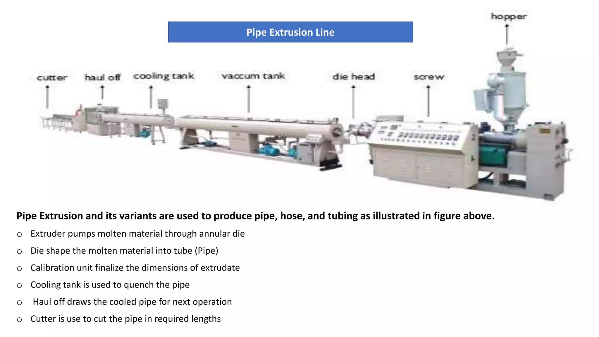 Pipe Extrusion Line | PPTX