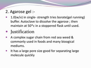 Protocol of DNA Gel Electrophoresis in agarose gel for experimental ...