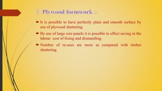 Temporary Works (Form Work) | PPTX