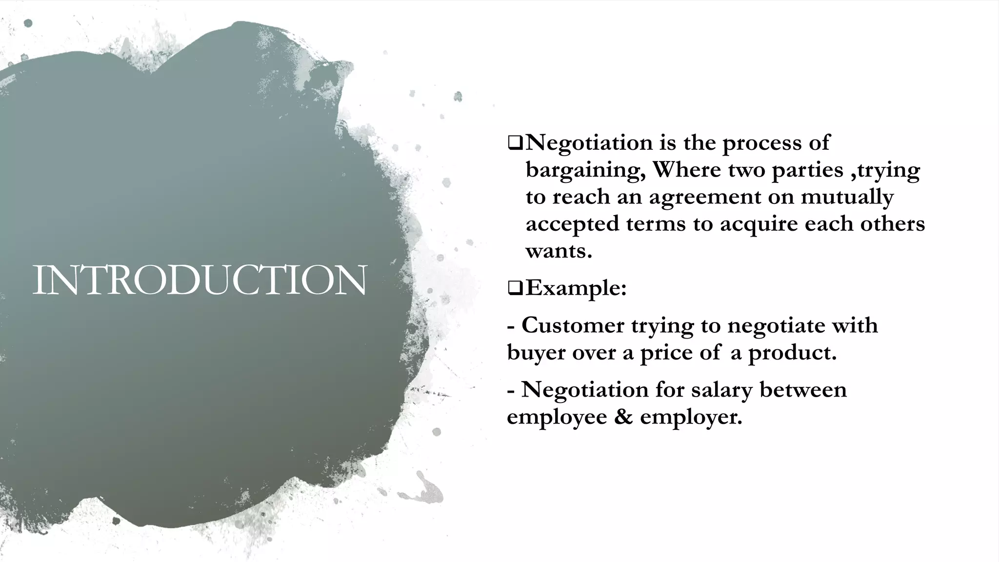 NEGOTIATION | PPTX