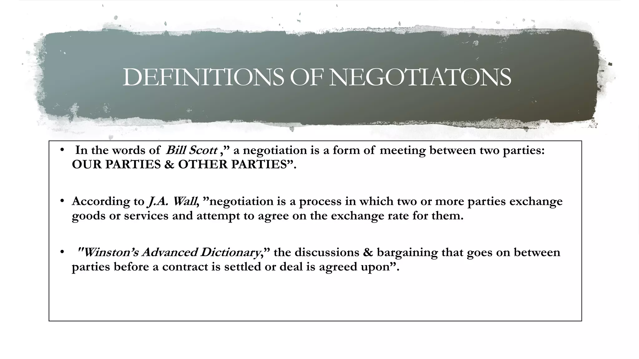NEGOTIATION | PPTX