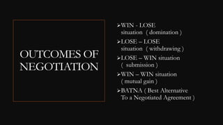 NEGOTIATION | PPTX