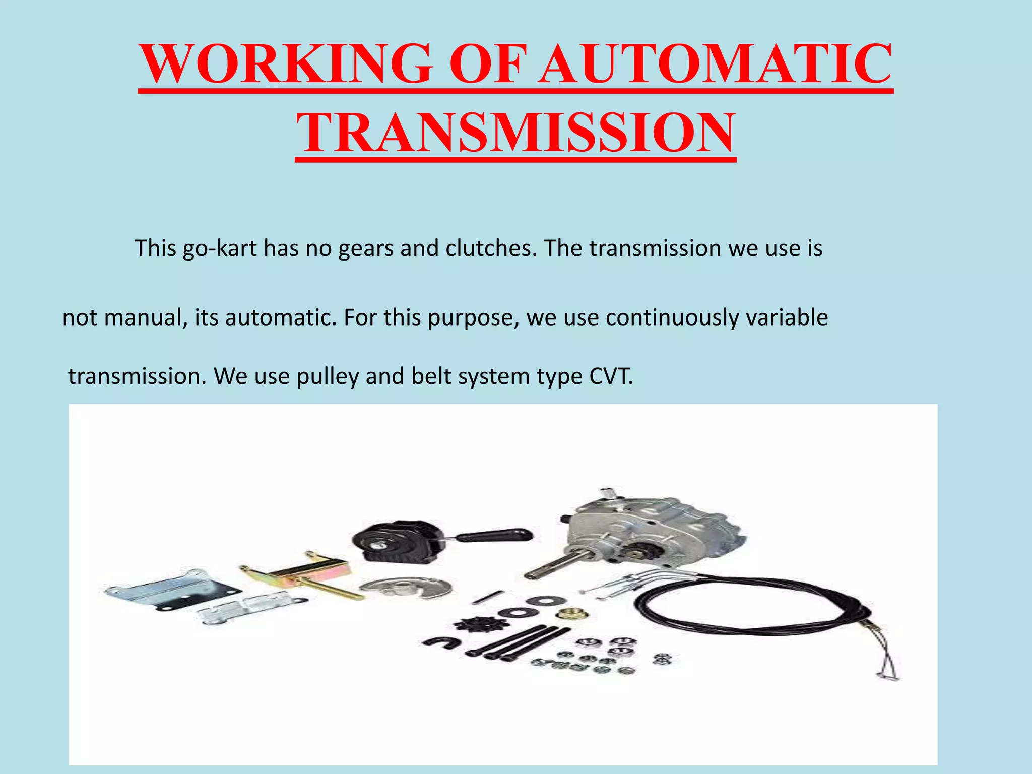 Go kart design project presentation | PPTX
