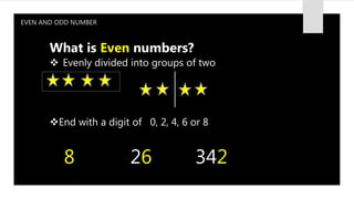 Even and Odd Number | PPTX