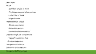 Shock in a Trauma patient - a maxillofacial perspective | PPT