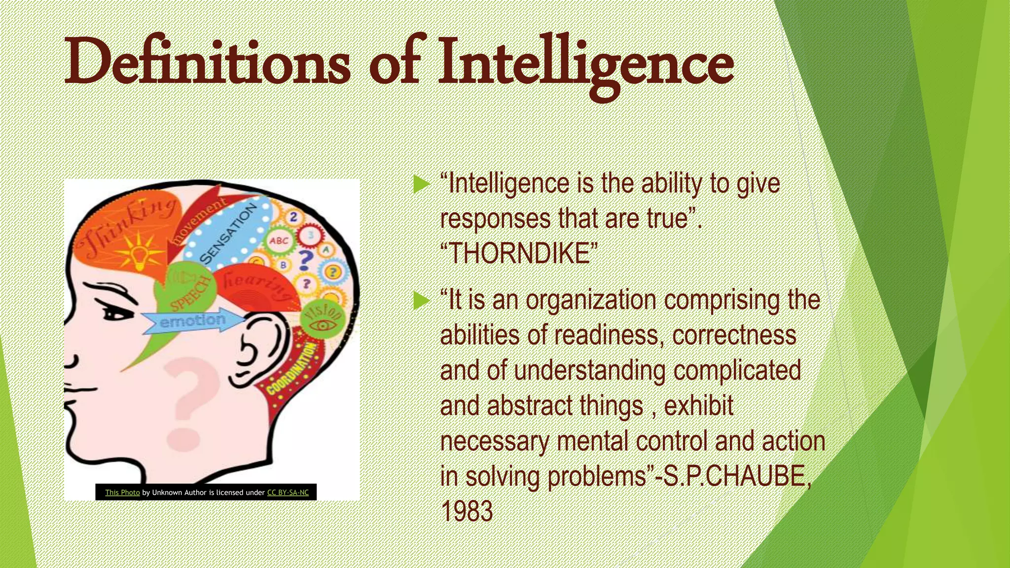Measurement of intelligence | PPTX