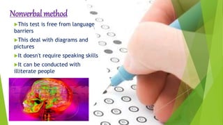 Measurement of intelligence | PPTX