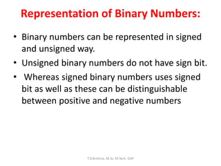 BInary Number Representation | PDF
