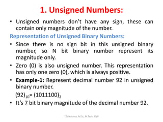 BInary Number Representation | PDF
