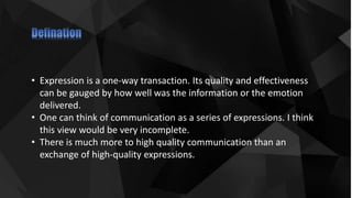 Expression and its types. | PPTX