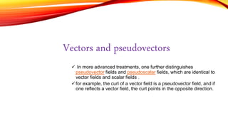 VECTOR CALCULUS | PPTX