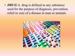 general pharmacology | PPTX