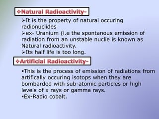 HISTORY OF RADIOACTIVTY AND ITS DECAY | PPTX | Chemistry | Science