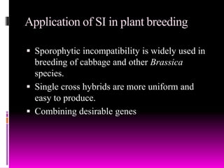 Self incompatibility in plants | PPT