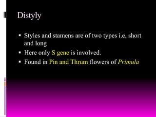 Self incompatibility in plants | PPTX