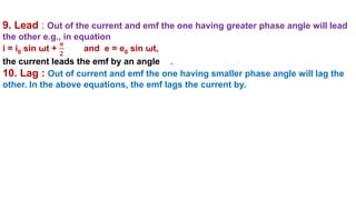 Alternating Current Lecture Introduction | PDF | Physics | Science
