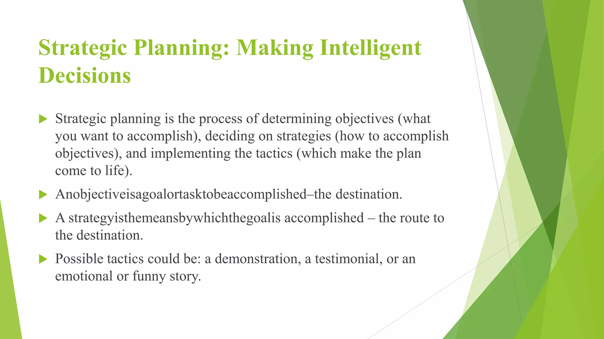 Objective setting & determining the target audience |advertising goals ...